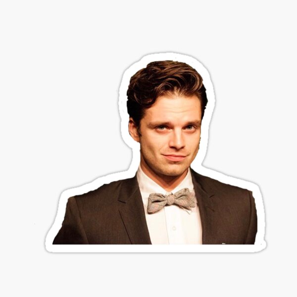 "Sebastian Stan" Sticker by cfcarney | Redbubble