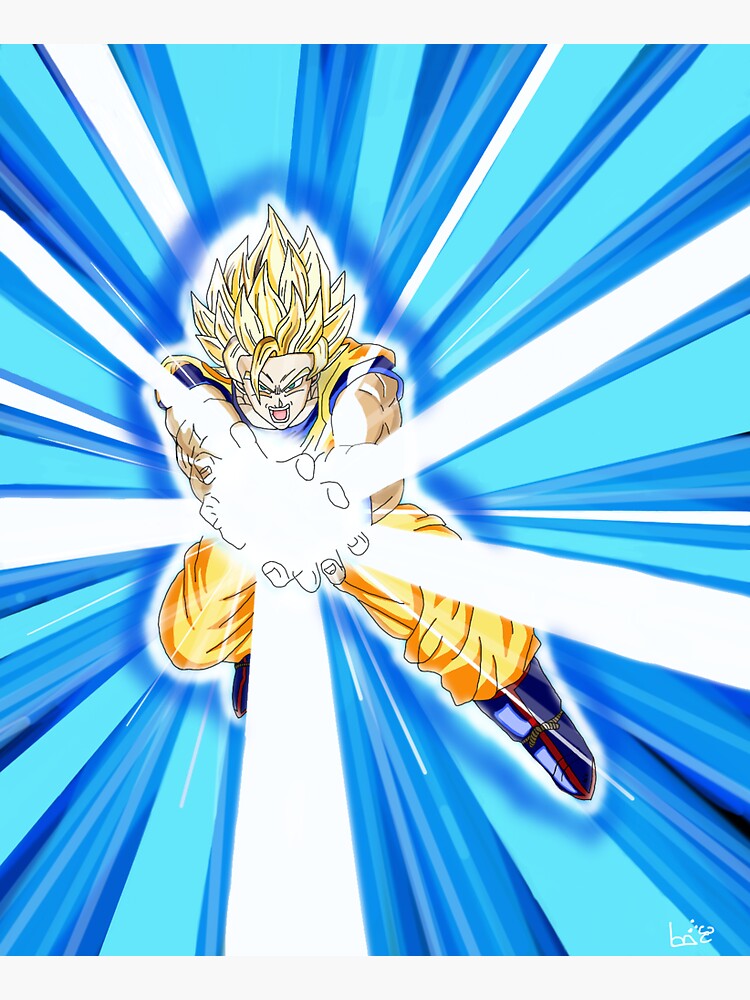 "Goku Super Sayan" Sticker for Sale by MarsTamaeki | Redbubble