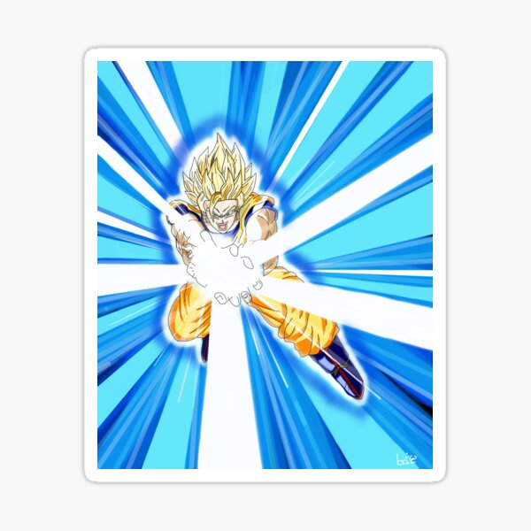 "Goku Super Sayan" Sticker for Sale by MarsTamaeki | Redbubble