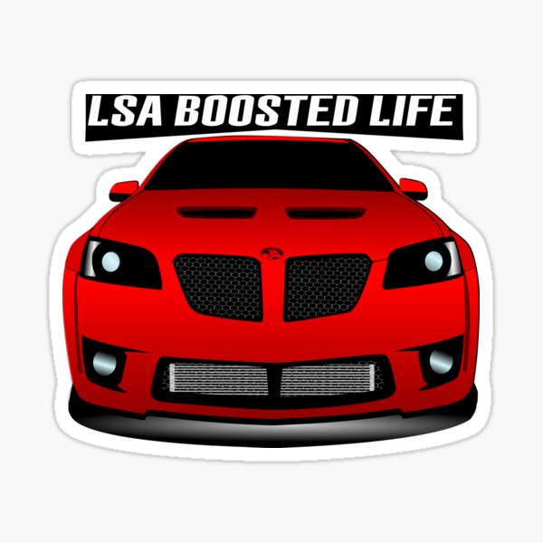 "G8 LSA BOOSTED LIFE RED" Sticker for Sale by Danielne31 | Redbubble