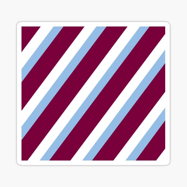 "Villa" Sticker for Sale by FootballArcade | Redbubble