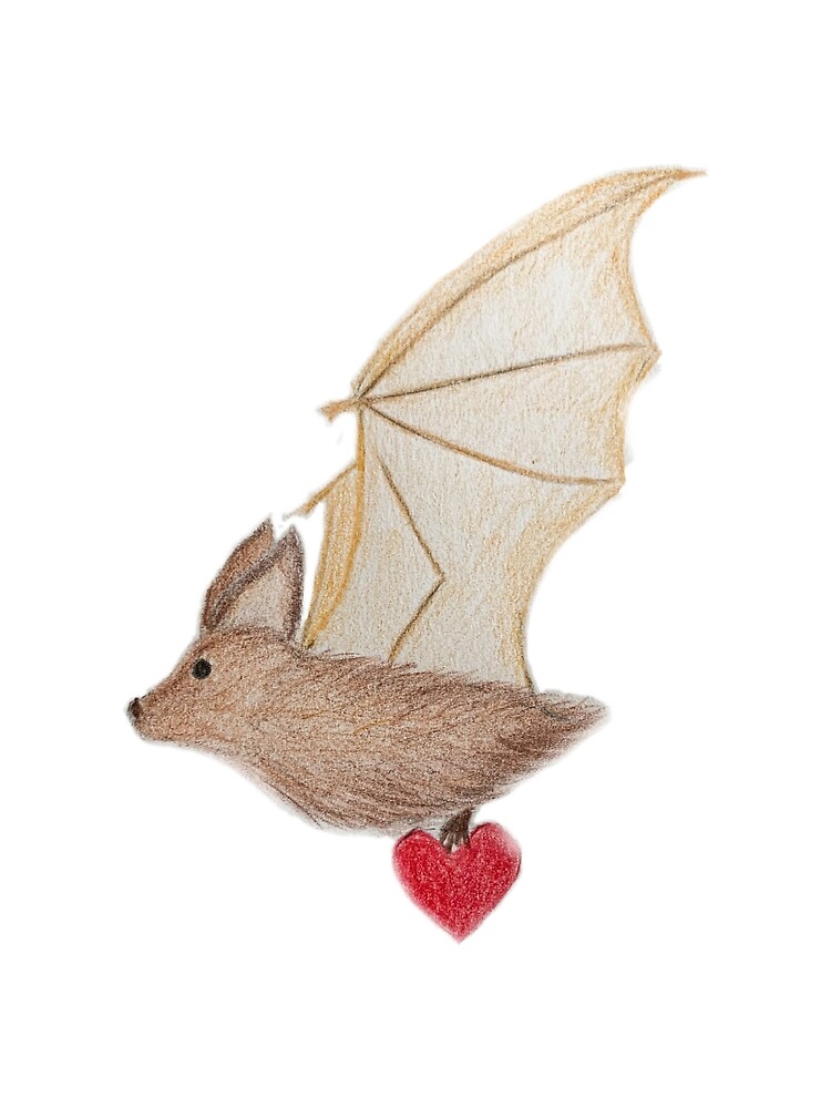 "Bat Valentine" Art Print for Sale by Cheryllpoe | Redbubble