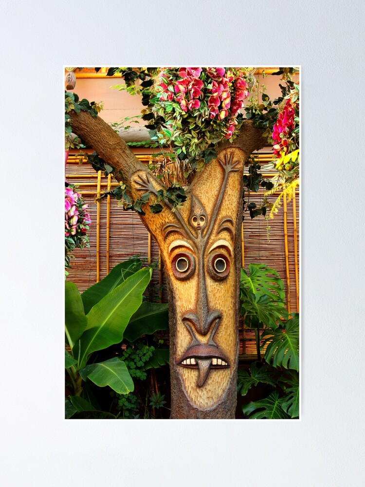 "Enchanted Tiki Room Tree" Poster by ambaron | Redbubble