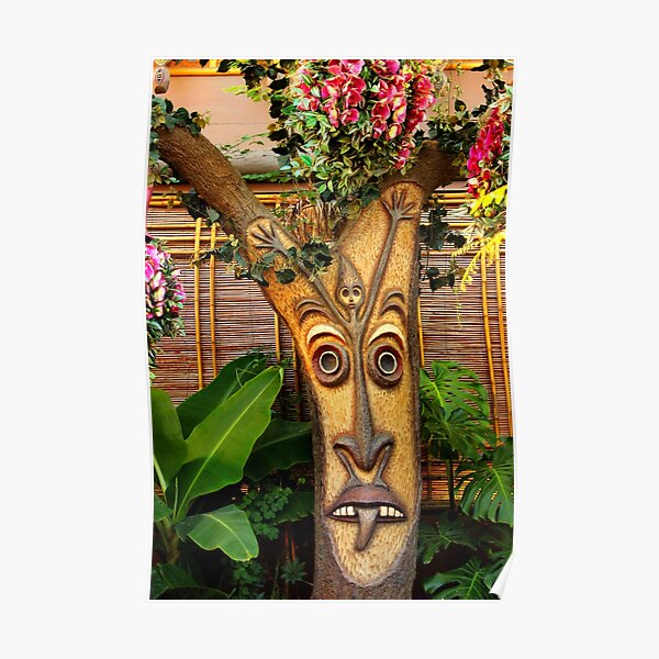 "Enchanted Tiki Room Tree" Poster by ambaron | Redbubble