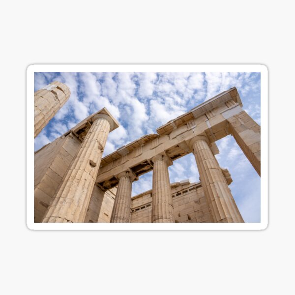 "Stone pillars of the Acropolis, Athens." Sticker for Sale by sma1050 ...