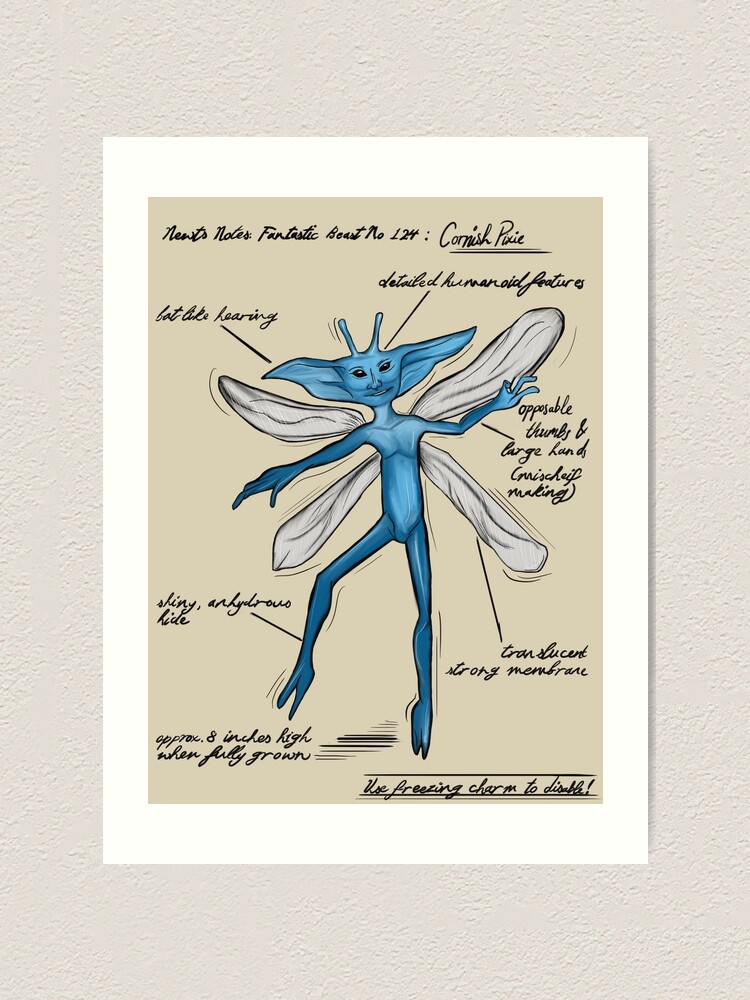 "Cornish Pixie" Art Print for Sale by sophiedesigns | Redbubble
