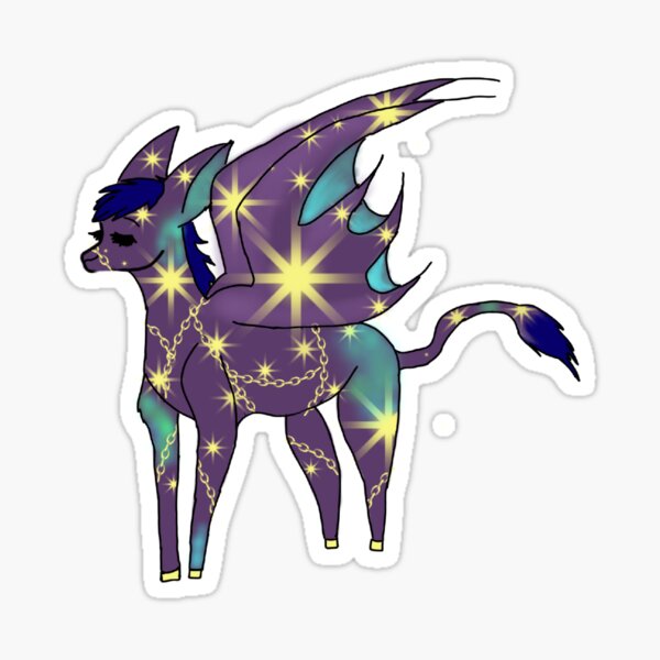 "Star Creature" Sticker for Sale by FoxalenaCreate | Redbubble