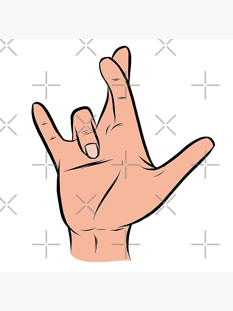 "I Really Love You in ASL: I" Poster by rmcbuckeye | Redbubble