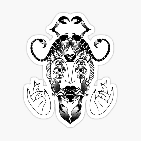 "Venomous words" Sticker by JDH-Design | Redbubble