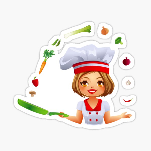 "Cook" Sticker for Sale by rsachiw0123 | Redbubble