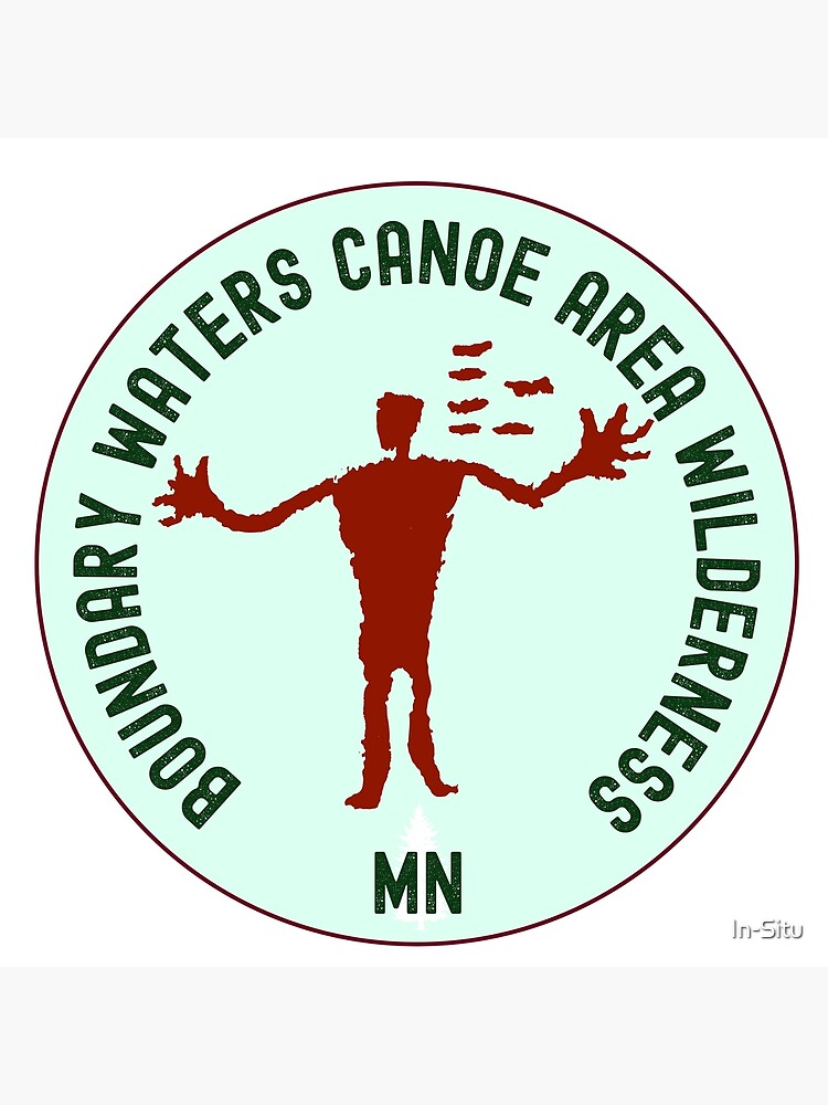 "BWCA Pictograph Boundary Waters Canoe Area Wilderness" Poster for Sale ...
