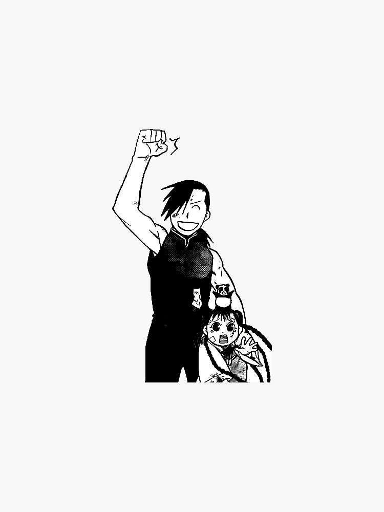 "Ling and Mei Fullmetal Alchemist Manga Cap" Sticker for Sale by ...