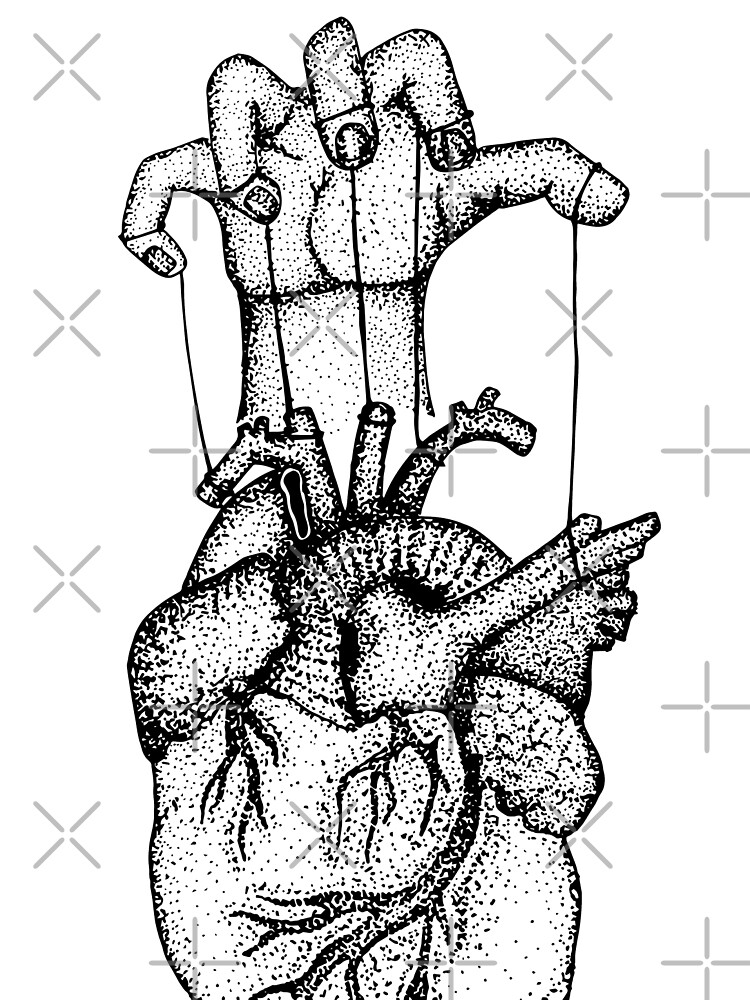 "hand puppet heart" Poster for Sale by heinmk | Redbubble