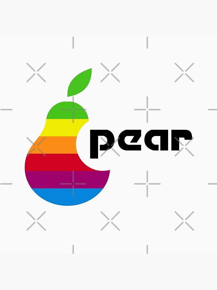 "Pear Logo Parody" Poster by UniqueTrip | Redbubble