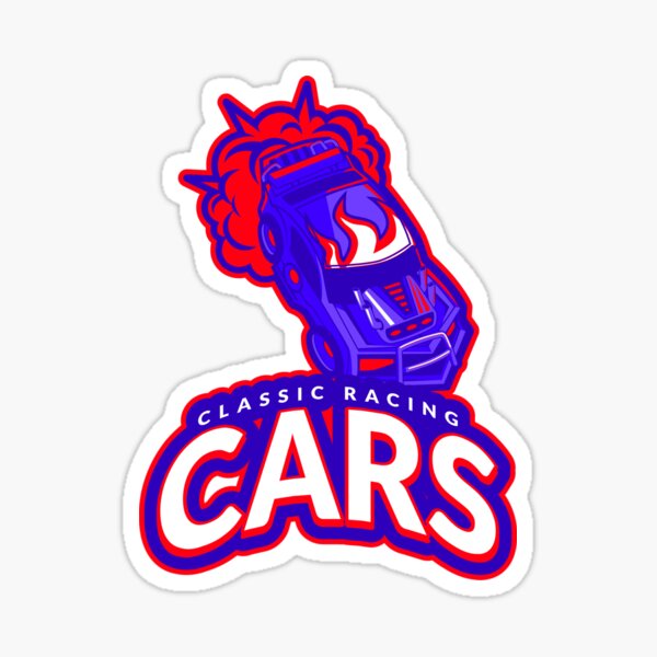 "Classic Racing Cars" Sticker for Sale by kristophermack | Redbubble