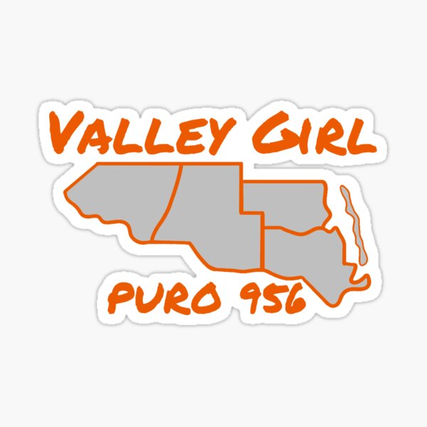 "Valley Girl" Sticker for Sale by Professormaniac | Redbubble