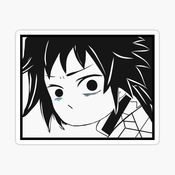 "Giyuu Demon Slayer" Sticker by lwitzy | Redbubble