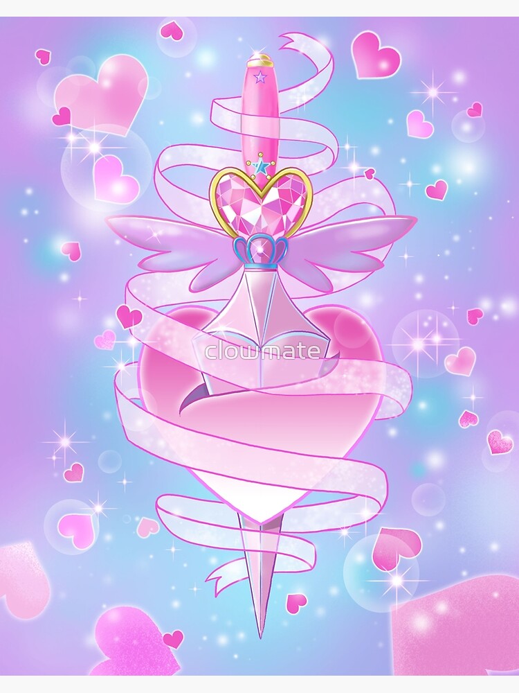 "Pink Sugar Heart Attack Sailor Dagger " Art Print for Sale by clowmate ...