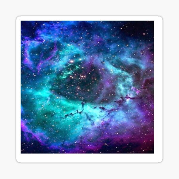 "nebula" Sticker by rbaginski | Redbubble