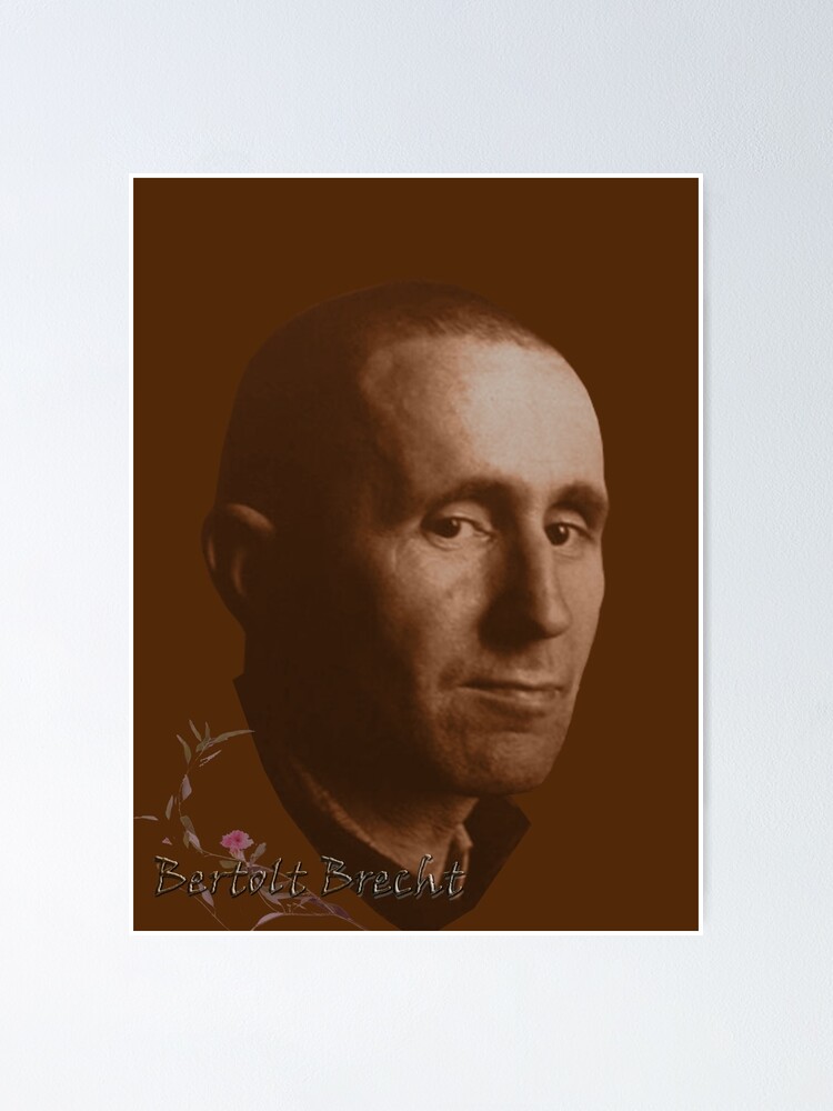 "Bertolt Brecht" Poster von mindprintz | Redbubble