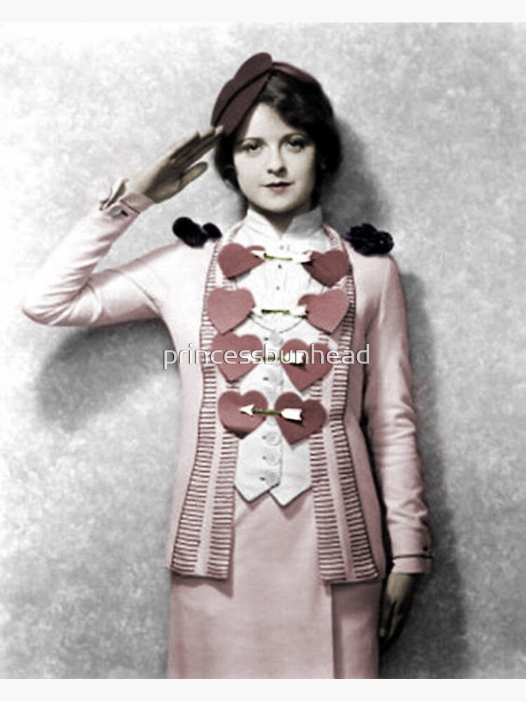 "Heart salute" Poster by princessbunhead | Redbubble