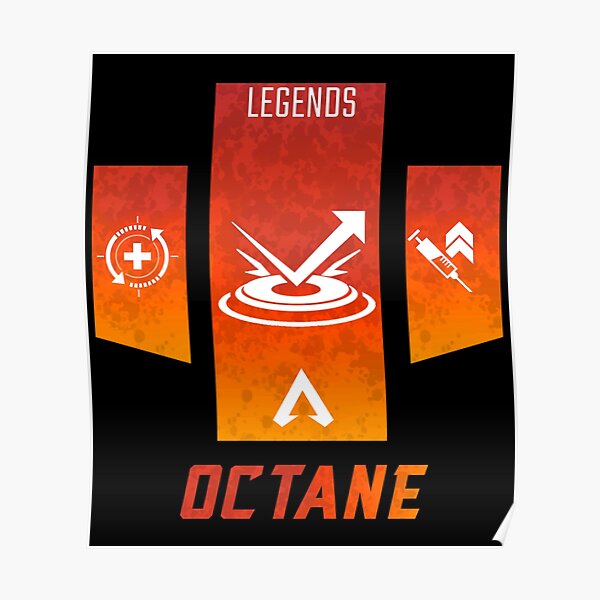 "Apex Legend: Octane Banner" Poster by spacerangershop | Redbubble