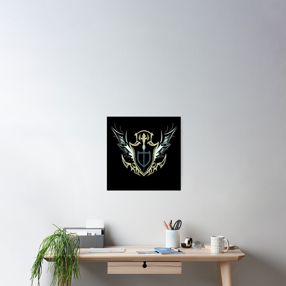 "Final Fantasy XIV Paladin Shield" Poster for Sale by twitchleah ...