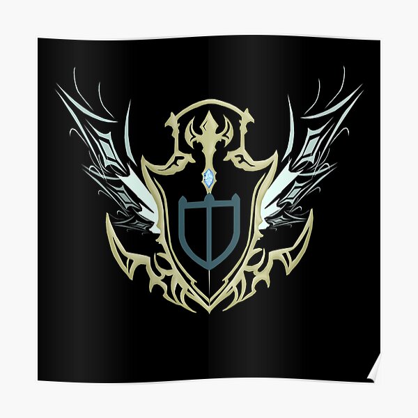 "Final Fantasy XIV Paladin Shield" Poster for Sale by twitchleah ...