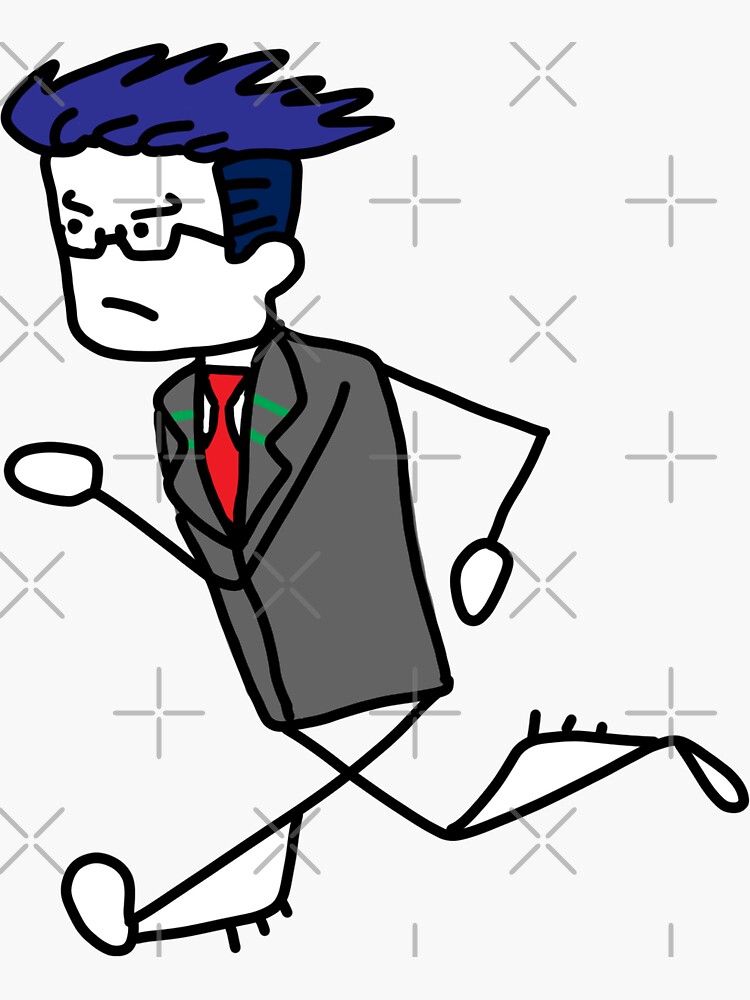 "Iida" Sticker by Imainblue | Redbubble