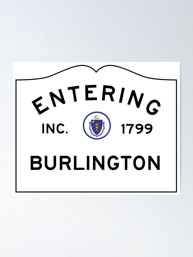 "Entering Burlington Massachusetts - Commonwealth of Massachusetts Road ...