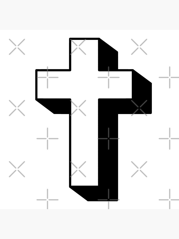 "Christian Cross 3d" Art Board Print for Sale by trajeado14 | Redbubble