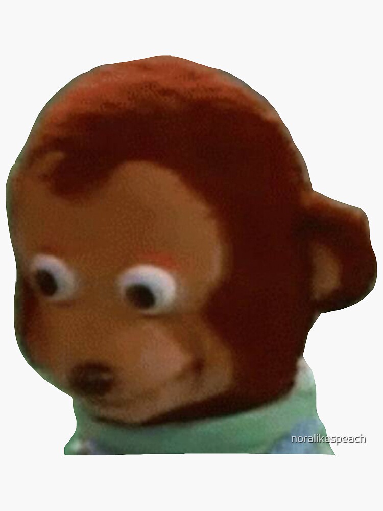 "Monkey Meme" Sticker for Sale by noralikespeach | Redbubble