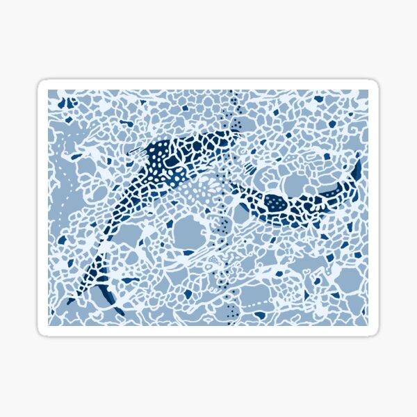 "Ocean Surf Lace" Sticker for Sale by Salzanos | Redbubble