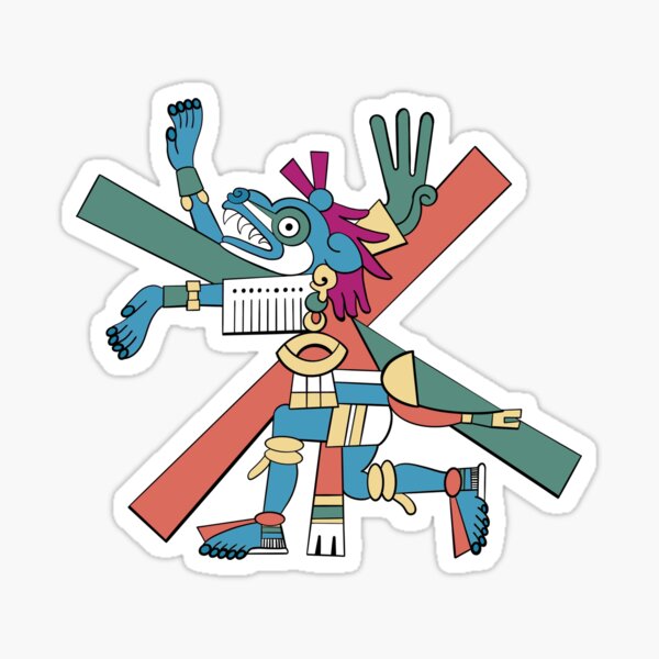 "Xolotl – The Underworld Dog God of the Aztecs" Sticker for Sale by ...
