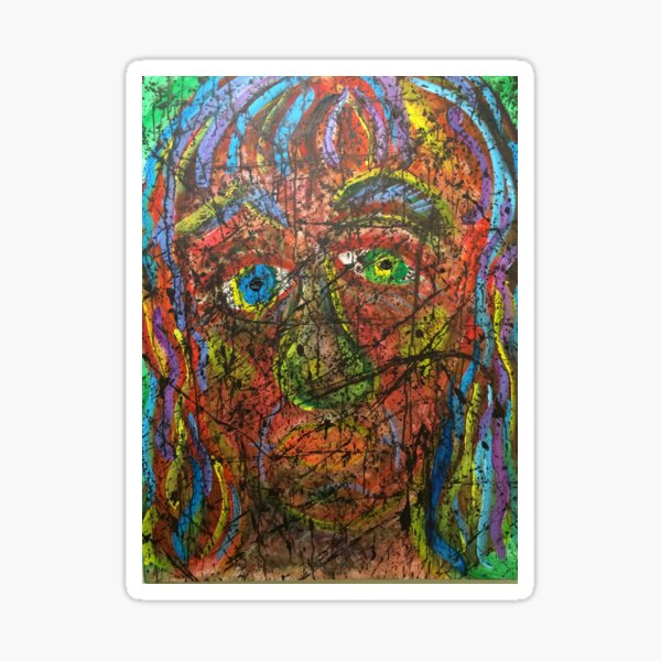 "Delirium" Sticker by NotWorkingPhD | Redbubble