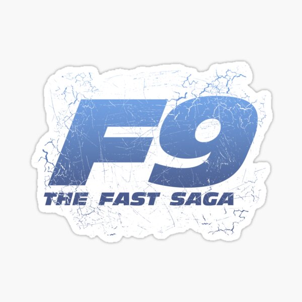 Pegatina «Fast & Furious 9 Logo» de NicoRodriguez | Redbubble