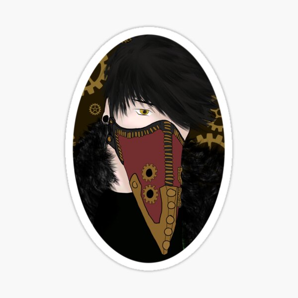 "Overhaul Cosplay" Sticker by OutshineArts | Redbubble