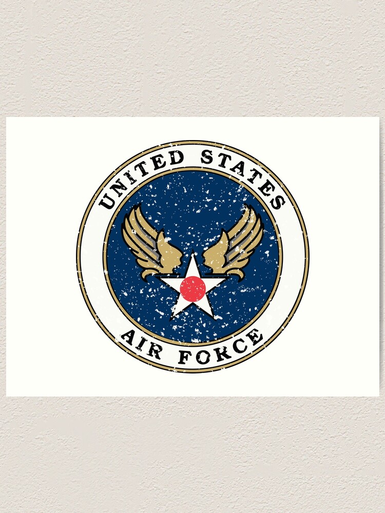 "United Stated Air Force USAF Vintage Logo" Art Print by ruiazevedo ...