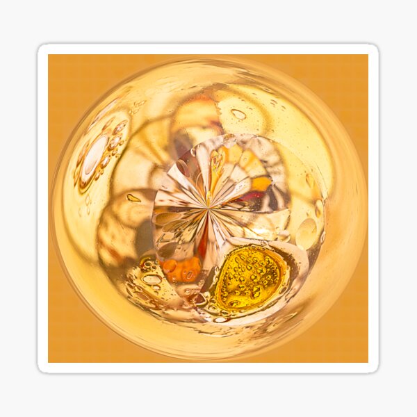 "Amber Orb" Sticker by fineart2017 | Redbubble