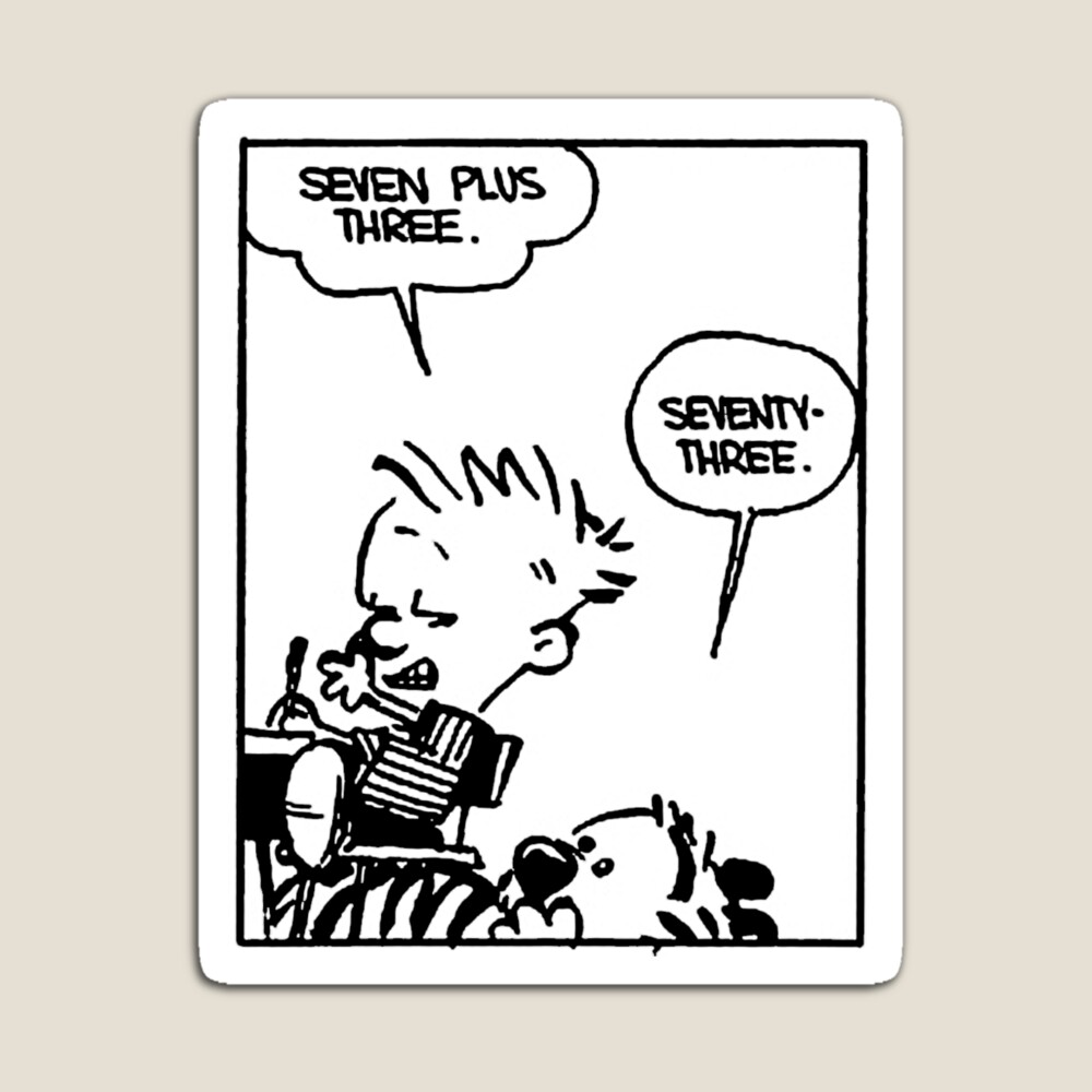 Calvin And Hobbes Math Comics
