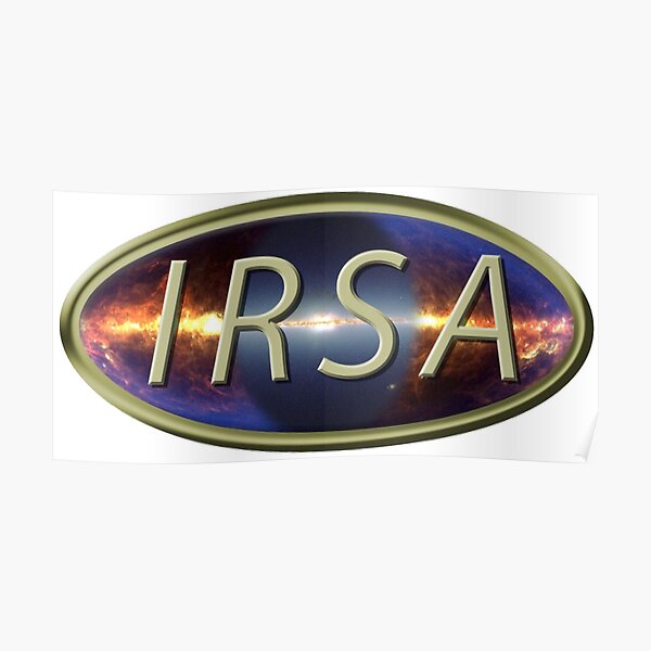"Infrared Science Archive (IRSA) Logo" Poster by Spacestuffplus | Redbubble