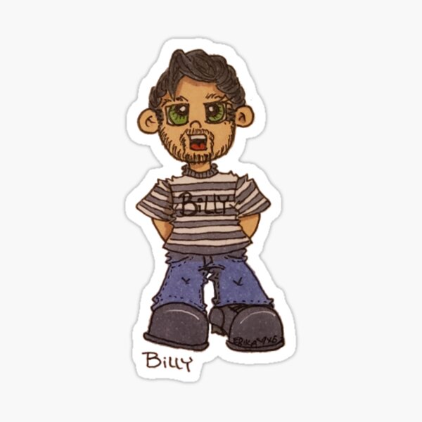"Just Billy chibi" Sticker by soliloquywriter | Redbubble
