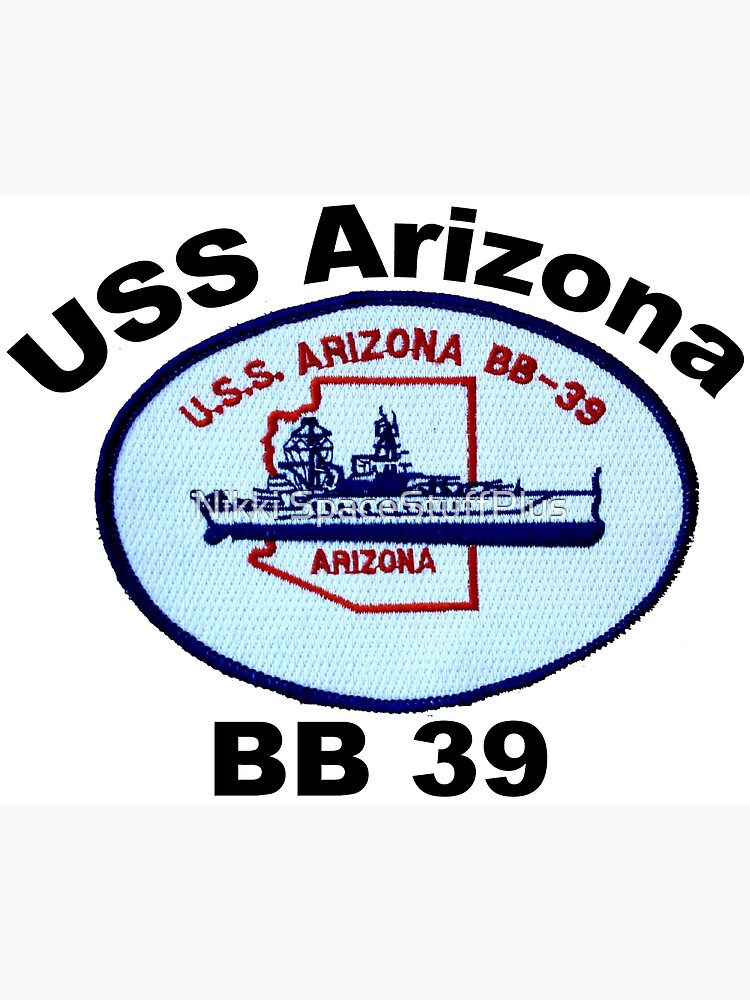 "Wappen der USS Arizona (BB-39)" Poster von Spacestuffplus | Redbubble