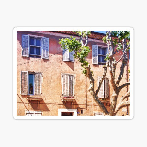 "French windows in Provence" Sticker for Sale by travelways | Redbubble