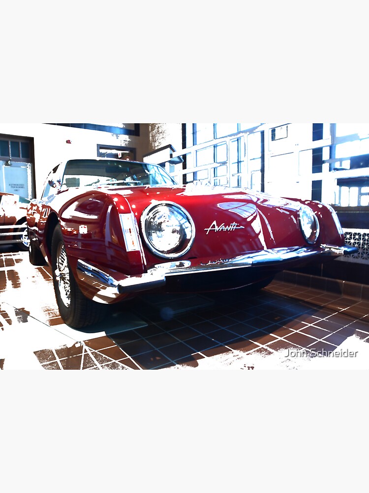 "Avanti by Studebaker" Sticker by woodeye518 | Redbubble