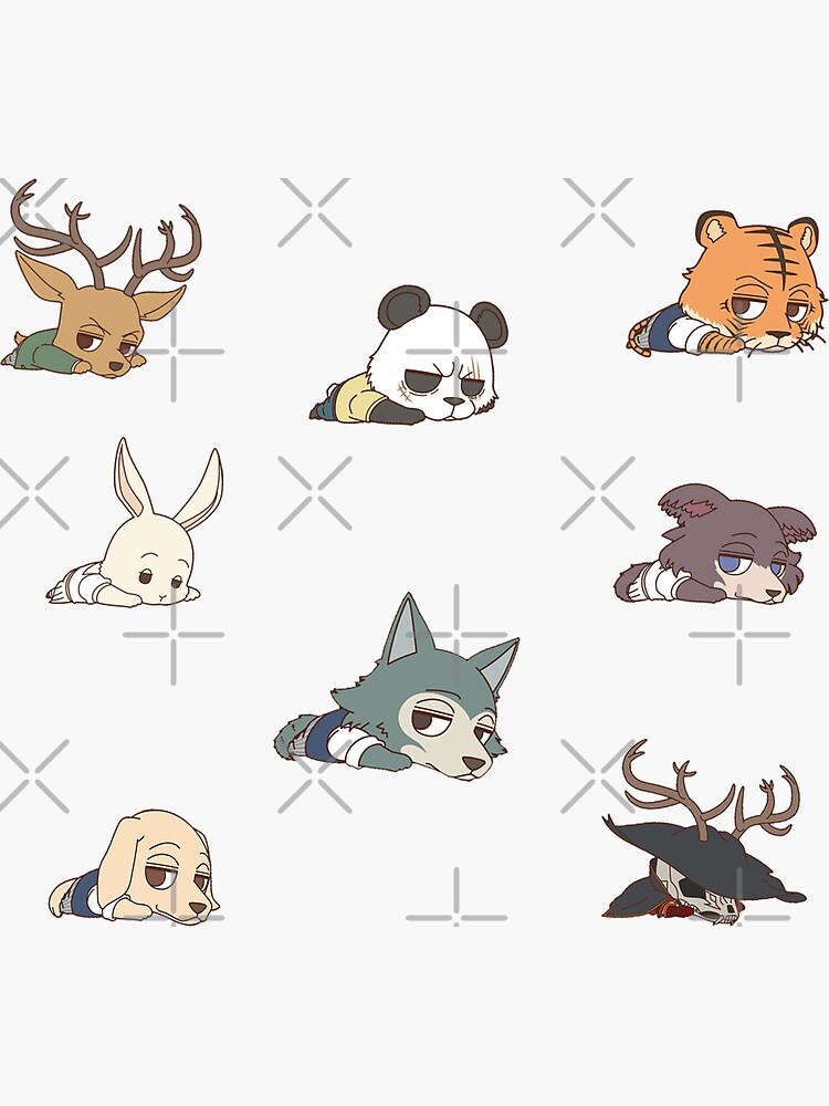 "Beastars Mini Full Collection (R)" Sticker for Sale by Beastlykitty ...