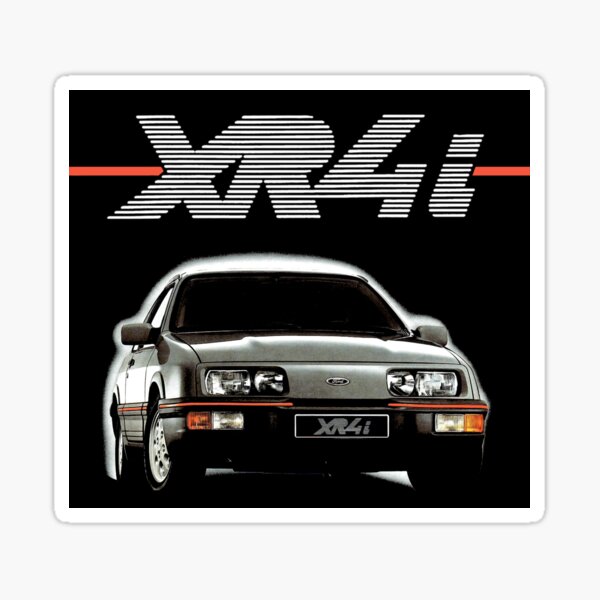 "FORD SIERRA XR4i" Sticker for Sale by ThrowbackM2 | Redbubble