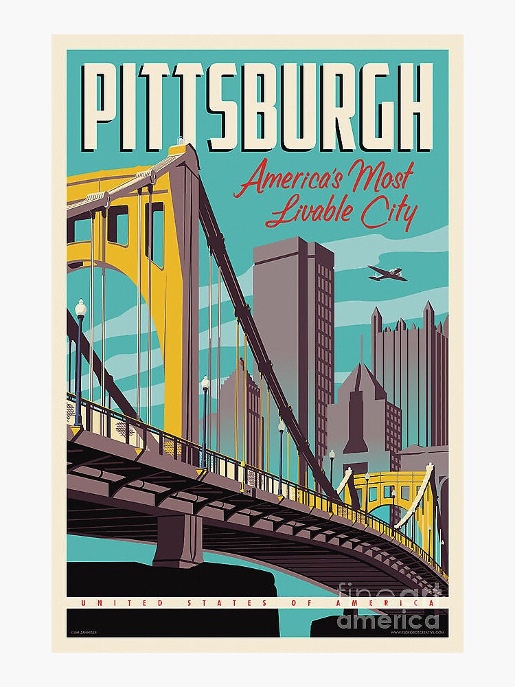 "pittsburgh sign " Sticker for Sale by karsendamon | Redbubble