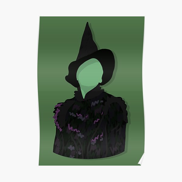 "Elphaba" Poster by byebyesally | Redbubble