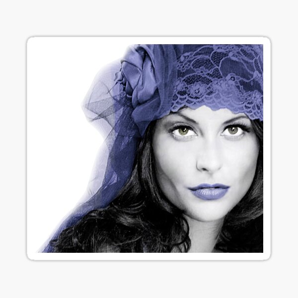 "Selective Colour Headshot" Sticker for Sale by shhevaun | Redbubble